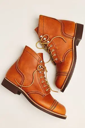 Red Wing Iron Ranger Lace-up Boots - Tan
