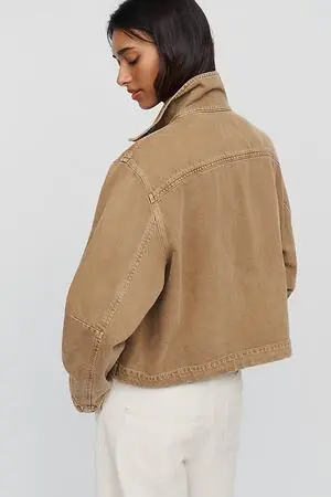 Citizens Of Humanity 100% Cotton Funnel Neck Barn Jacket