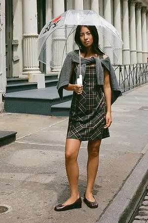 Maeve Square-neck Mi Dress - Green Pattern