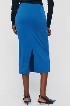 Anthropologie Draped Midi Skirt