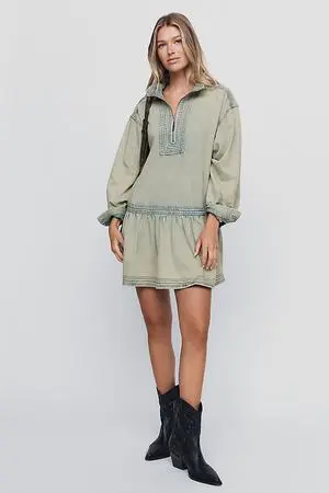 PILCRO Zip-up Swg Mi Dress