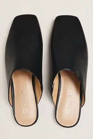 SILENT D Lorrie Mule Flats - Black