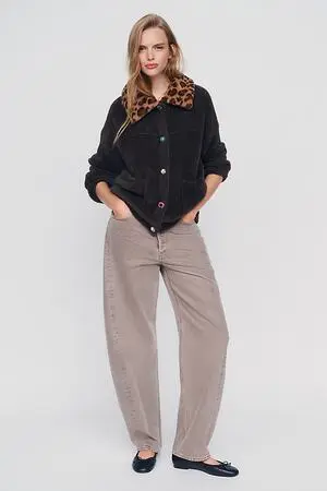 NVLT Cash Eyelast Knit Bomber Jacket - Espresso