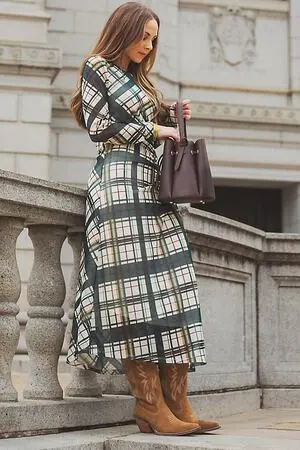 Anthropologie Merricksart X Ruched Mesh Midi Dress