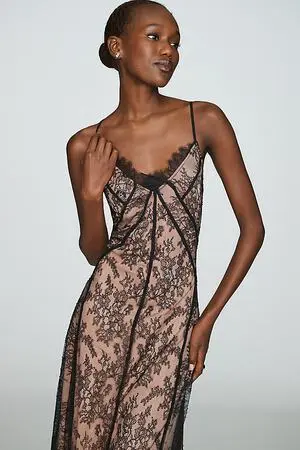 Anthropologie Lace Midi Dress