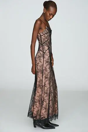 Anthropologie Lace Midi Dress
