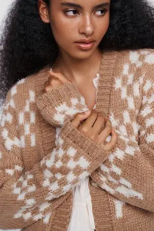 PILCRO Wool-blend Overd Cardigan