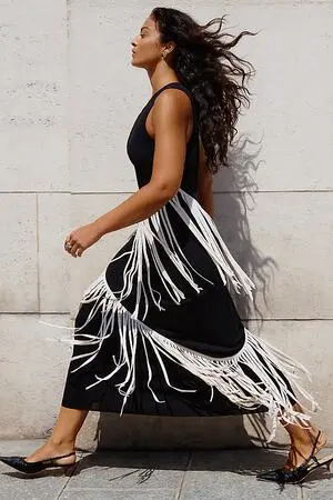 SIMONMILLER Spiral Knit Maxi Dress