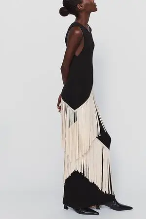 SIMONMILLER Spiral Knit Maxi Dress