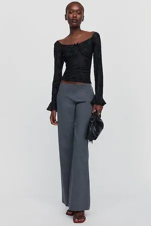 Astr The Label Belsie Top