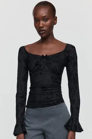 Astr The Label Belsie Top