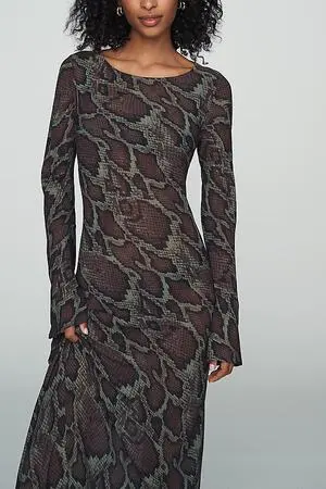 AFRM Jetta Maxi Dress - Grey