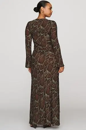 AFRM Jetta Maxi Dress - Grey
