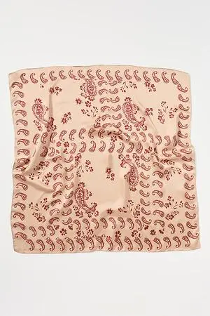 Anthropologie Hair Scarf And Barrette - Tan