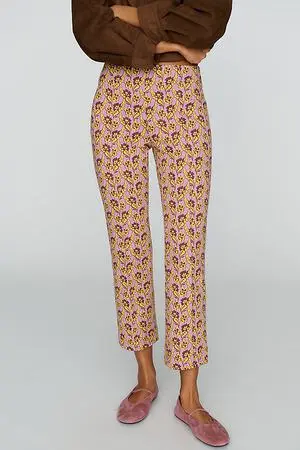 Maeve Poppy Kick Flare Pull On Pants