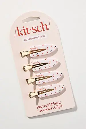 KITSCH Prt Creaseless Hair Clips - Cherry
