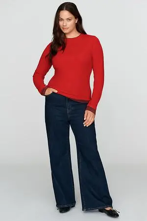 Maeve Double-layer Top - Brown