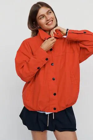 PISTOLA Liberty 100% Cotton Funnel Neck Jacket - Negroni