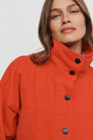PISTOLA Liberty 100% Cotton Funnel Neck Jacket