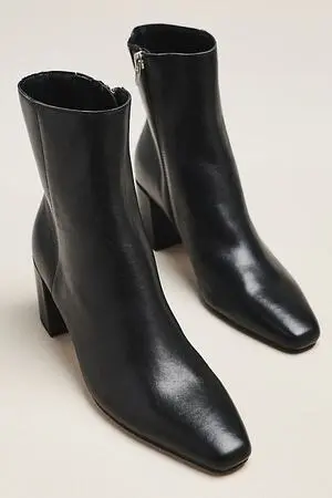 Dolce Vita Bayra Block Heel Ankle Boots - Midnight