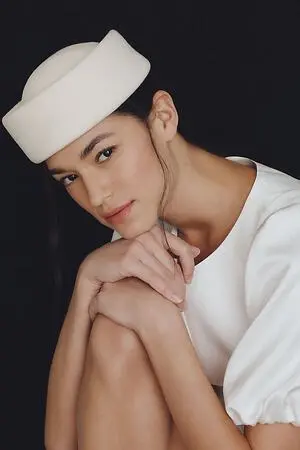 Lele Sadoughi 100% Wool Contoured Hat - Ivory