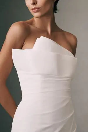 Rachel Gilbert Salma Strapless Gown - Ivory