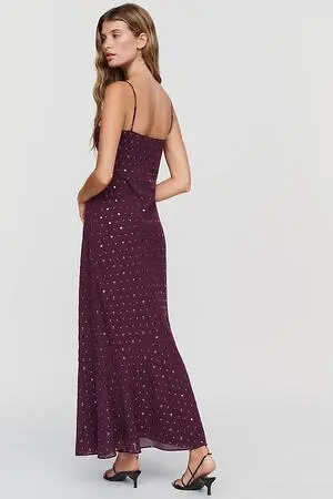 Saylor Lunetta Scarf Midi Dress