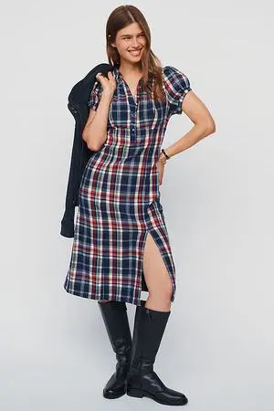 PILCRO Rebekah Slim Midi Dress