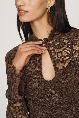 Walter Baker Keyhole Lace Mi Dress