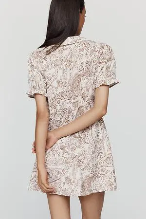 PILCRO Keira 100% Cotton Corduroy Mi Dress