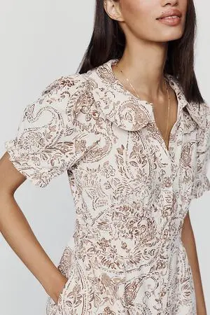 PILCRO Keira 100% Cotton Corduroy Mi Dress
