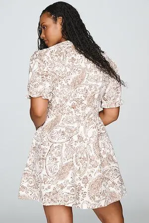 PILCRO Keira 100% Cotton Corduroy Mi Dress
