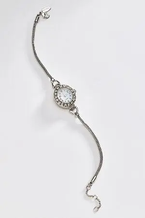 Anthropologie Circle Glitz Wrap Watch