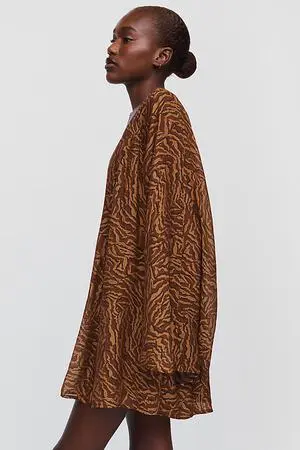 Anthropologie Bell-sleeve Romper