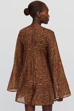 Anthropologie Bell-sleeve Romper