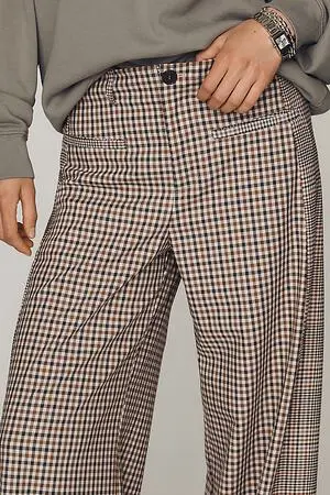 Maeve High Rise Wide Leg Trousers Pants