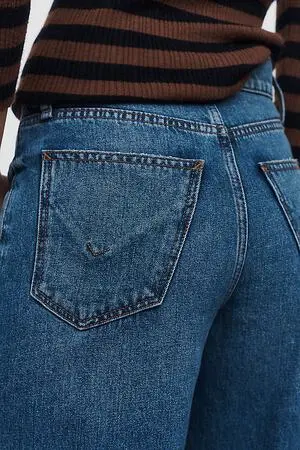 Hudson Jeans Aria High Rise Cuffed Barrel Jeans