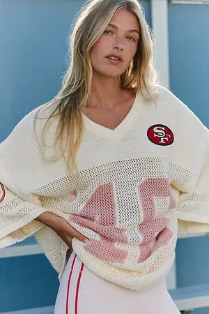 Mitchell & Ness Nfl Knit Jersey Top - Niners