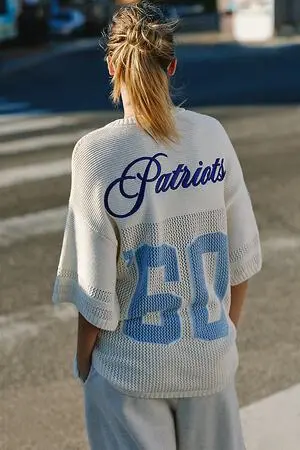 Mitchell & Ness Nfl Knit Jersey Top Patriots