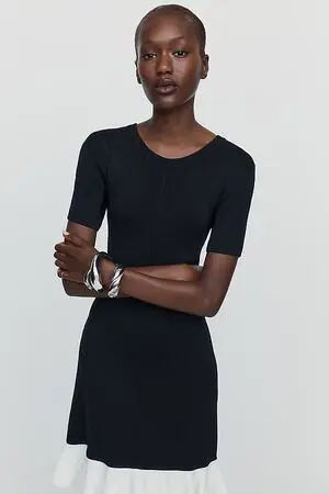 Maeve Mod Ruffled Mi Dress