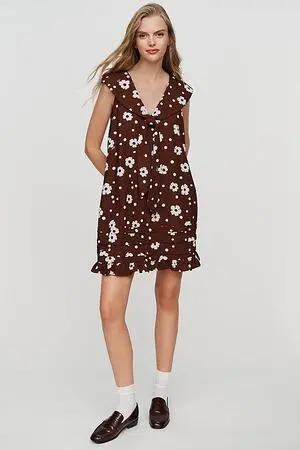 LISA SAYS GAH Frances 100% Cotton Mi Dress - Mod Dot