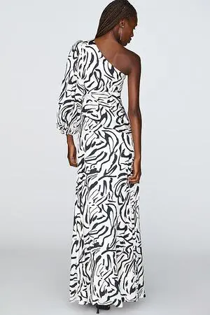 Mac Duggal One Shoulder Maxi Dress