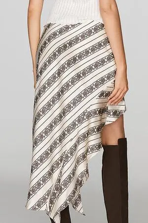 Maeve Asymmetrical Hanky-hem Skirt