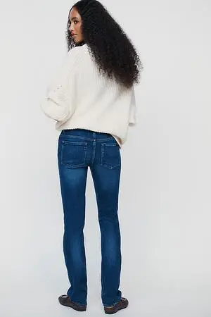 7 For All Mankind Mid-rise Straight Jeans