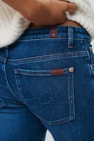 7 For All Mankind Mid-rise Straight Jeans