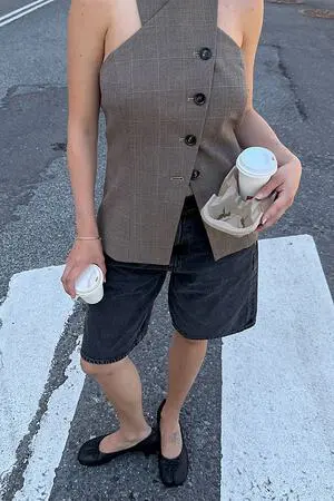 FAVORITE DAUGHTER Crossover Vest Top