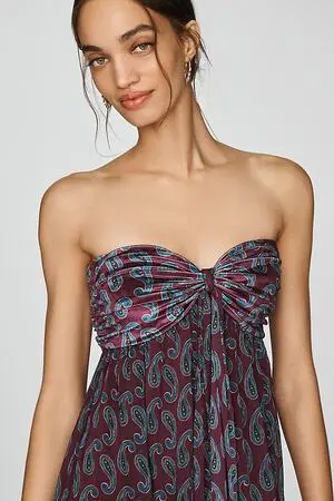 Rococo Sand Ruched Draped Maxi Dress