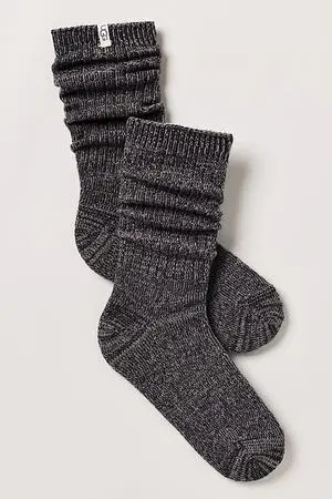 UGG Rib Knit Slouchy Socks Grey