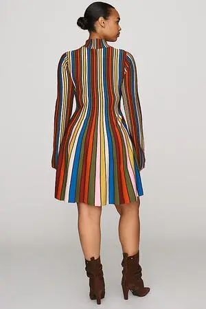 Maeve Mock Neck Knit Mi Dress