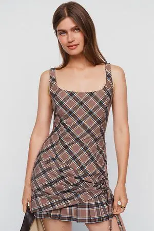 Amanda Uprichard Juni Romper - Brown Pattern